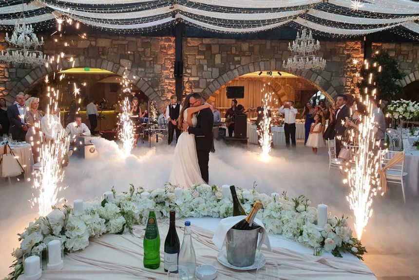 Special Effects for First Dance || Fenix pyrotechnics